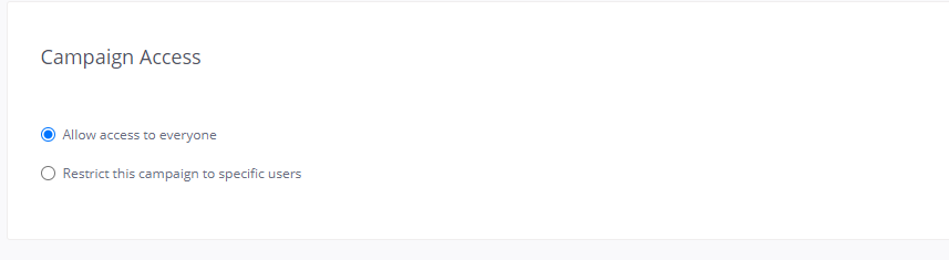 How do I create a Standard Campaign?