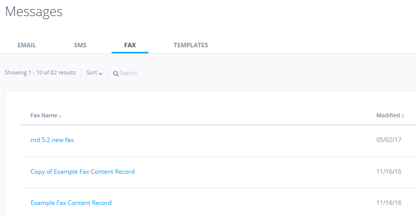 Manage Fax Messages - Basics