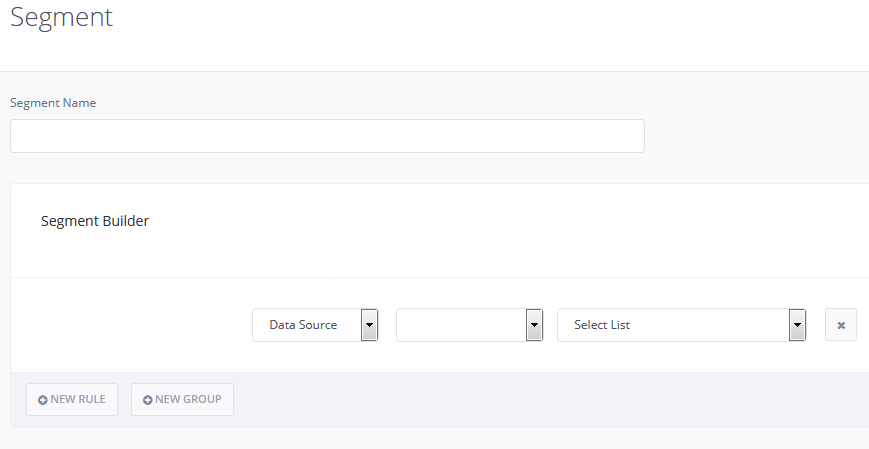 How do I create a basic Segment?