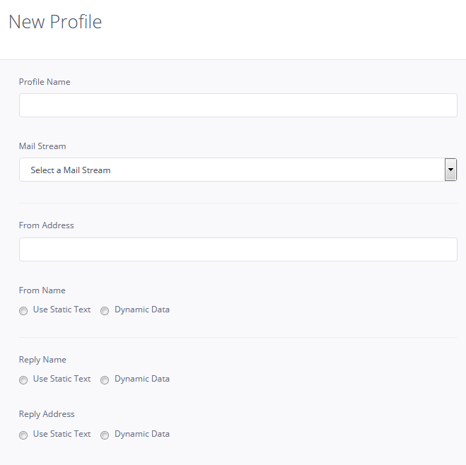 How do I create Sender Profiles?